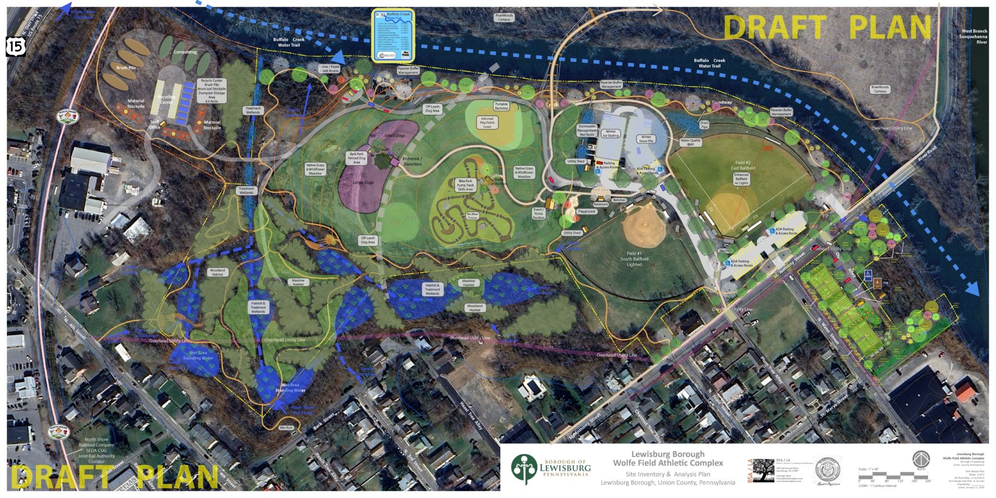 Wolfe Field Master Site Development Plan - Borough of Lewisburg ...